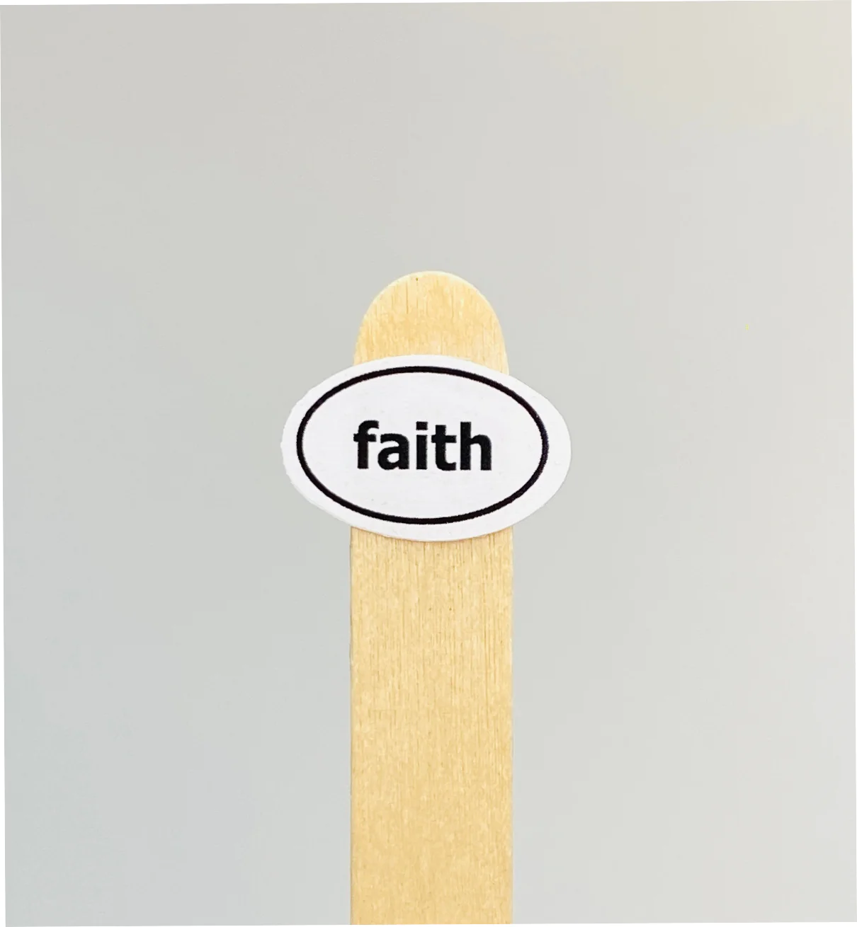 Faith Sticker | Mighty Tags