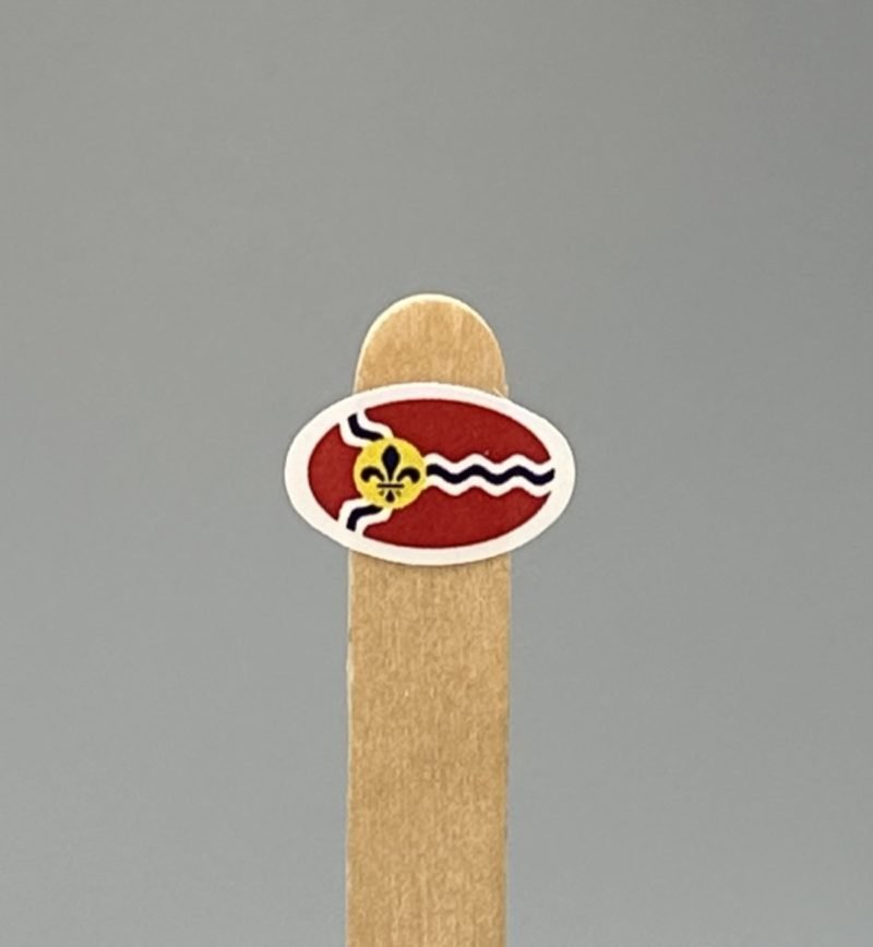 St. Louis Flag Sticker | Mighty Tags