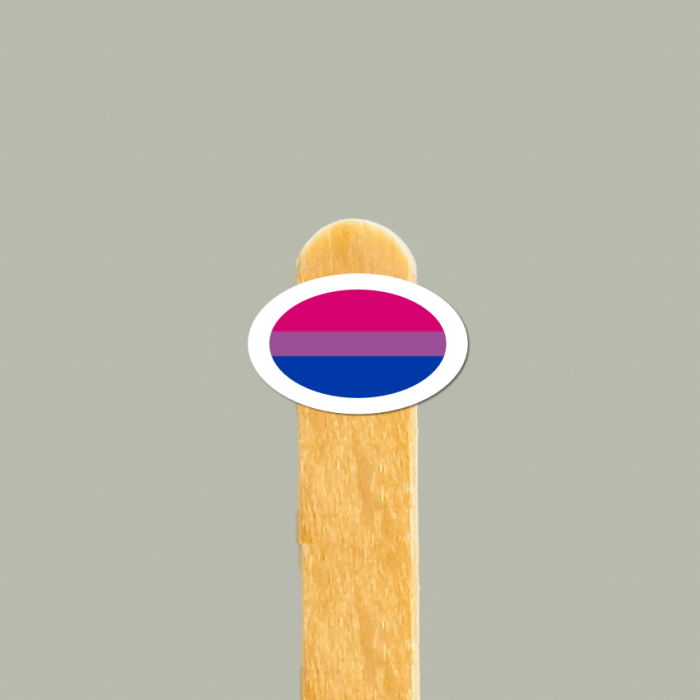 Bisexual Flag Sticker - Durable LGBTQ+ Pride Stickers